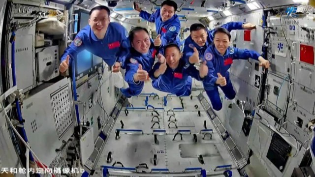 Shenzhou-23 Crew Releases First In-Orbit Work Images; One Member to ...